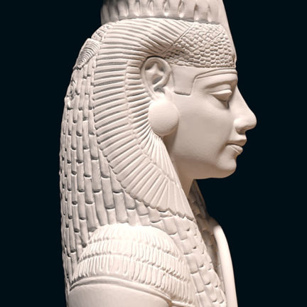 Ancient Egyptian statues (3D artistic rendition) - Art Dessein - Céline ...